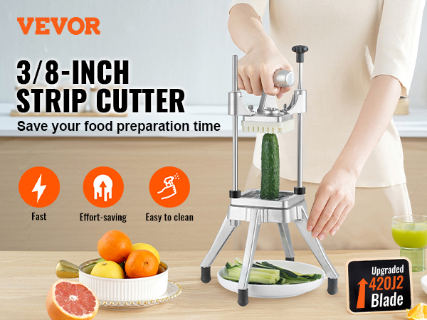 VEVOR Commercial Vegetable Fruit Chopper 3/8″ Blade Heavy Duty ...
