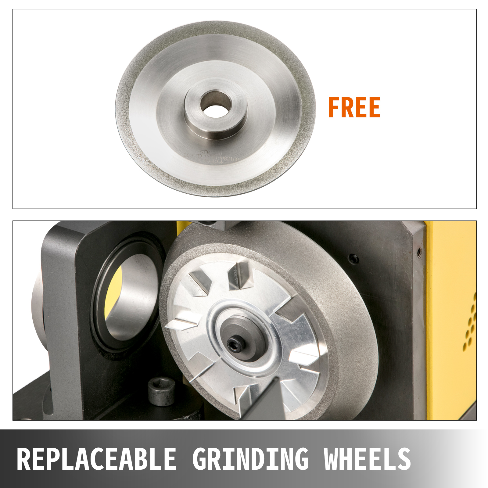 VEVOR Sharpening Grinding Mill Sharpener MR-26A Drill Bits End Mill ...