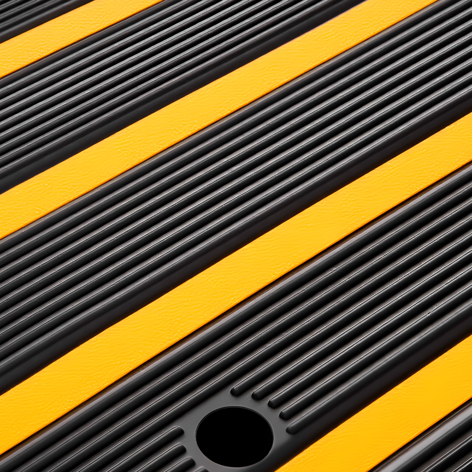 VEVOR Curb Ramp Rubber Driveway Ramp 3 Pack 6.5 cm Rise 15T Load ...