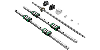 VEVOR Linear Guide Rail 2Pcs HGR20-2000mm Linear Slide Rail with 1Pcs ...